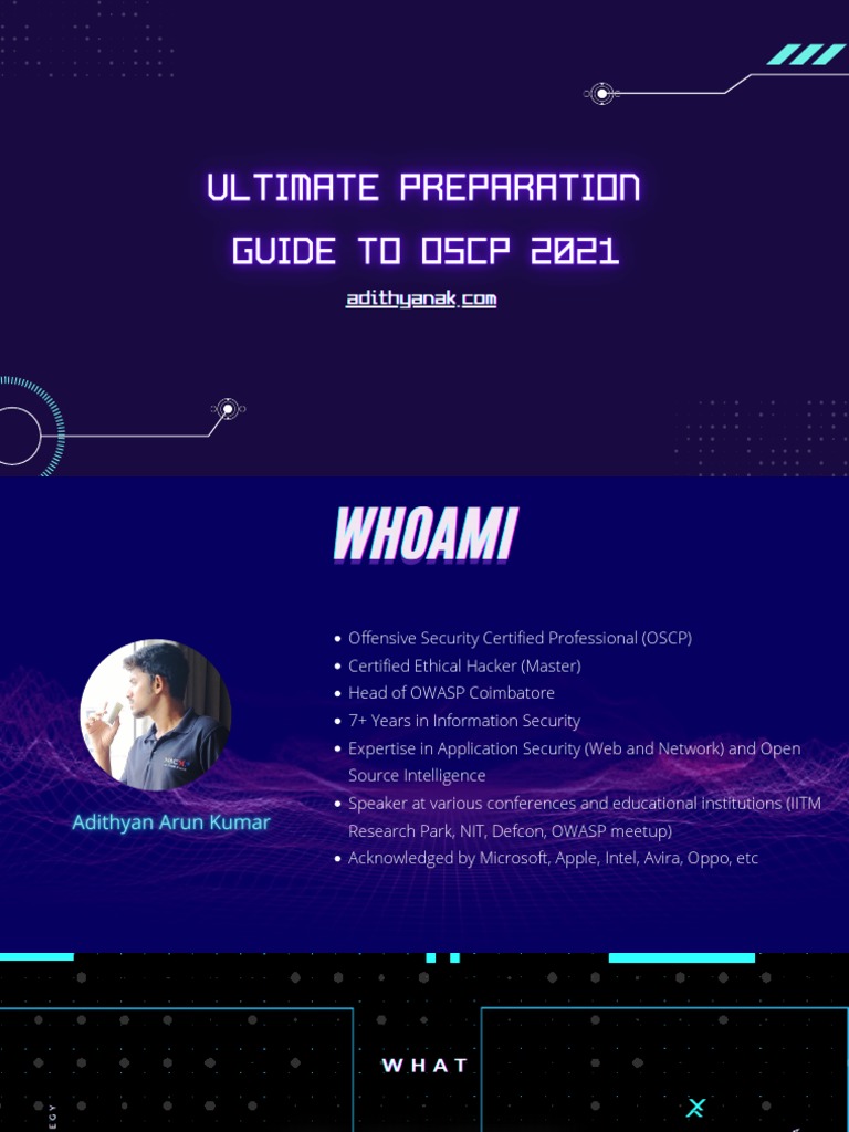 Ultimate Guide To OSCP 2021 - Adithyan AK | PDF | Computer Science | System Software