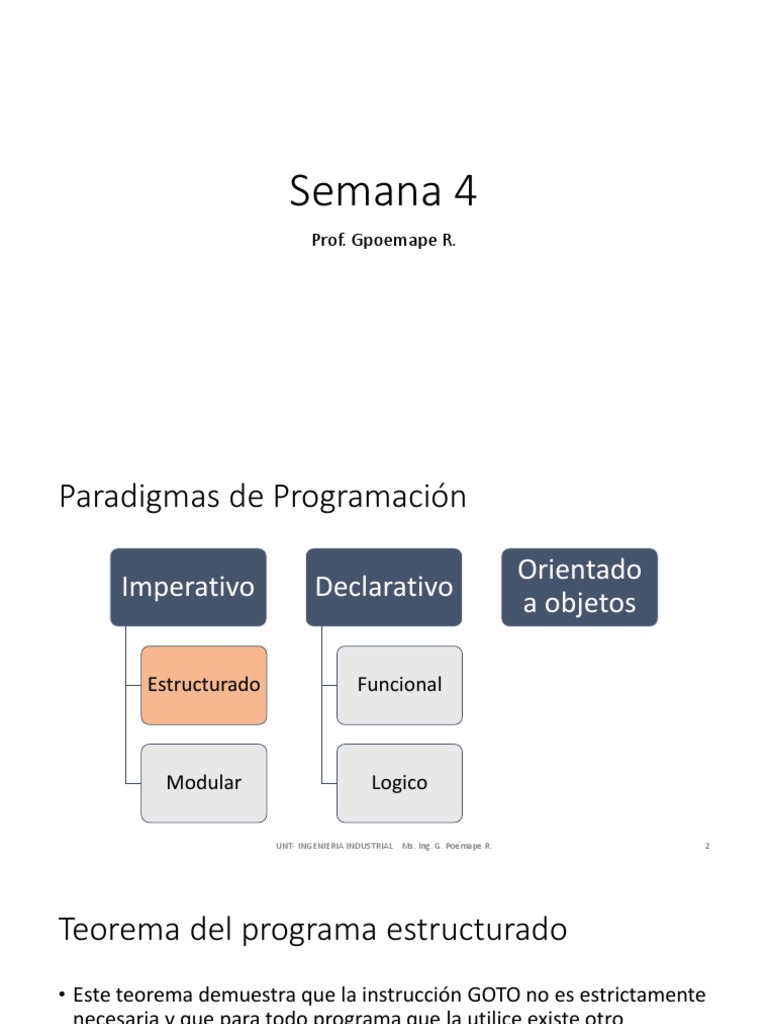 Paradigmas y Estructuras de Programación | PDF | Ciencias de la ...