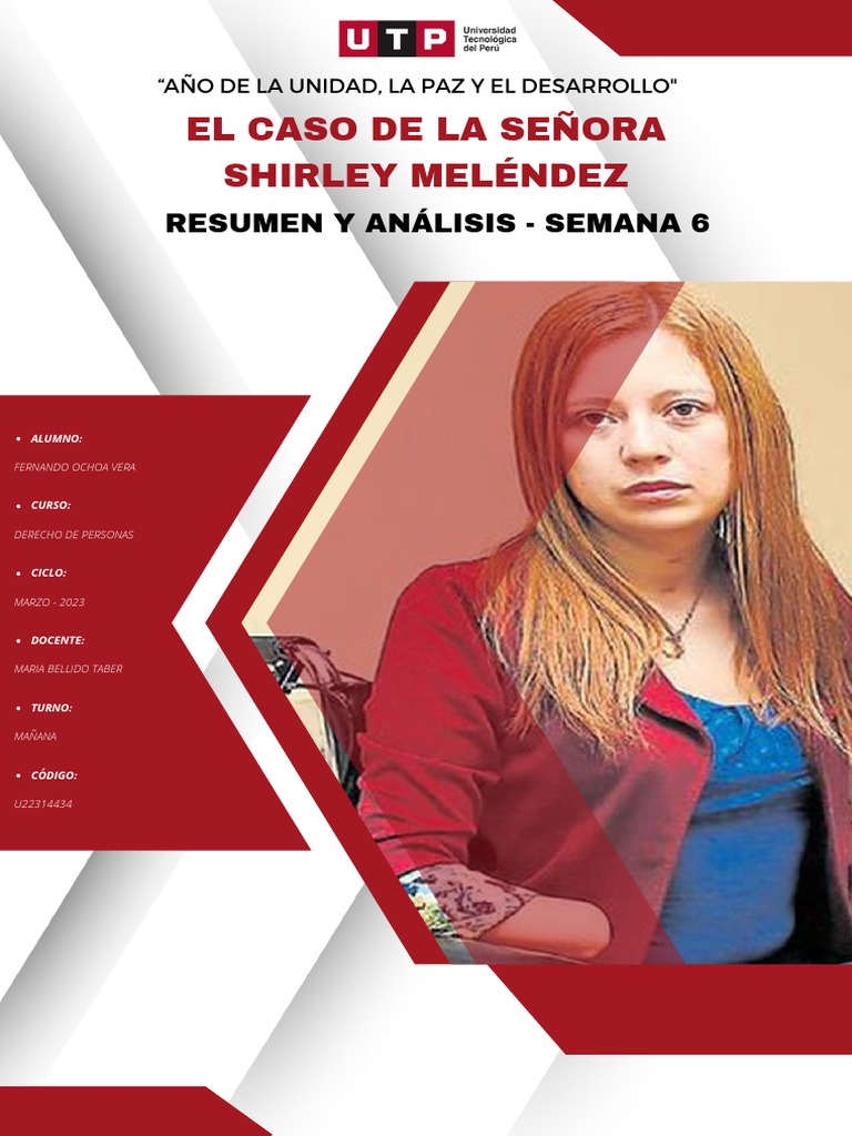 Análisis Del Caso de Shirley Melendez. | PDF