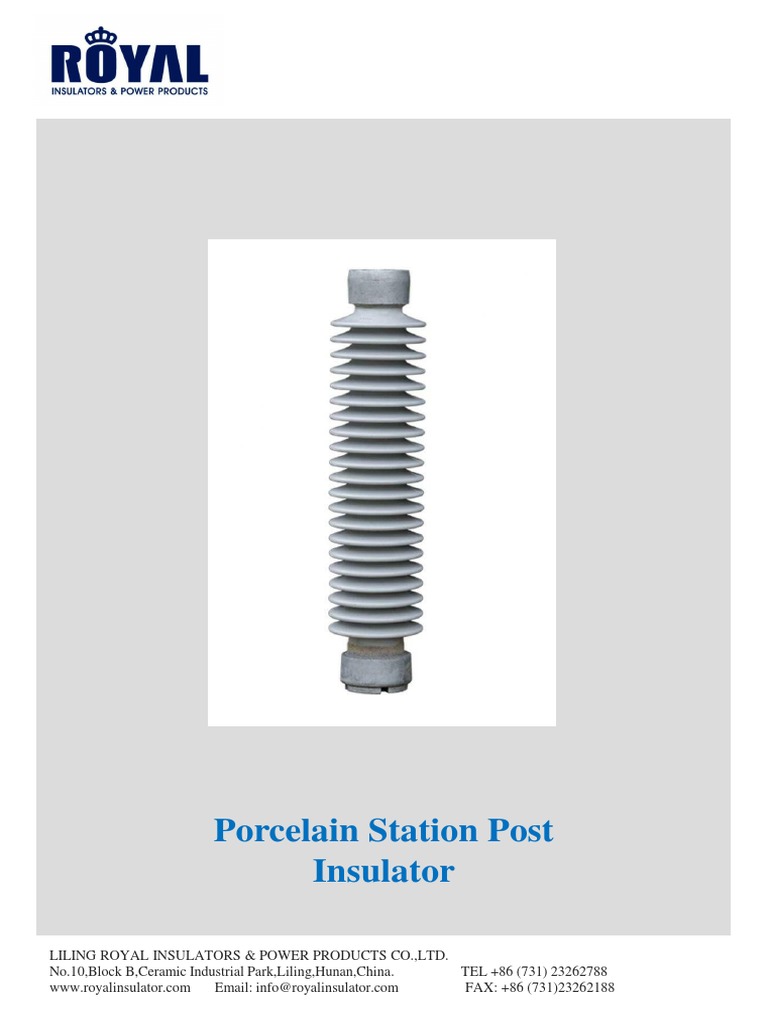 IEC Standard Porcelain Insulators | PDF