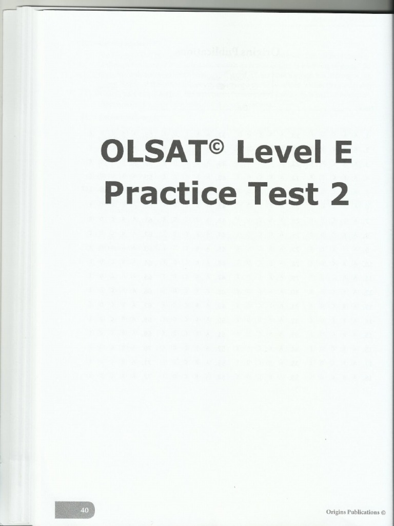OLSAT Test2 PDF | PDF