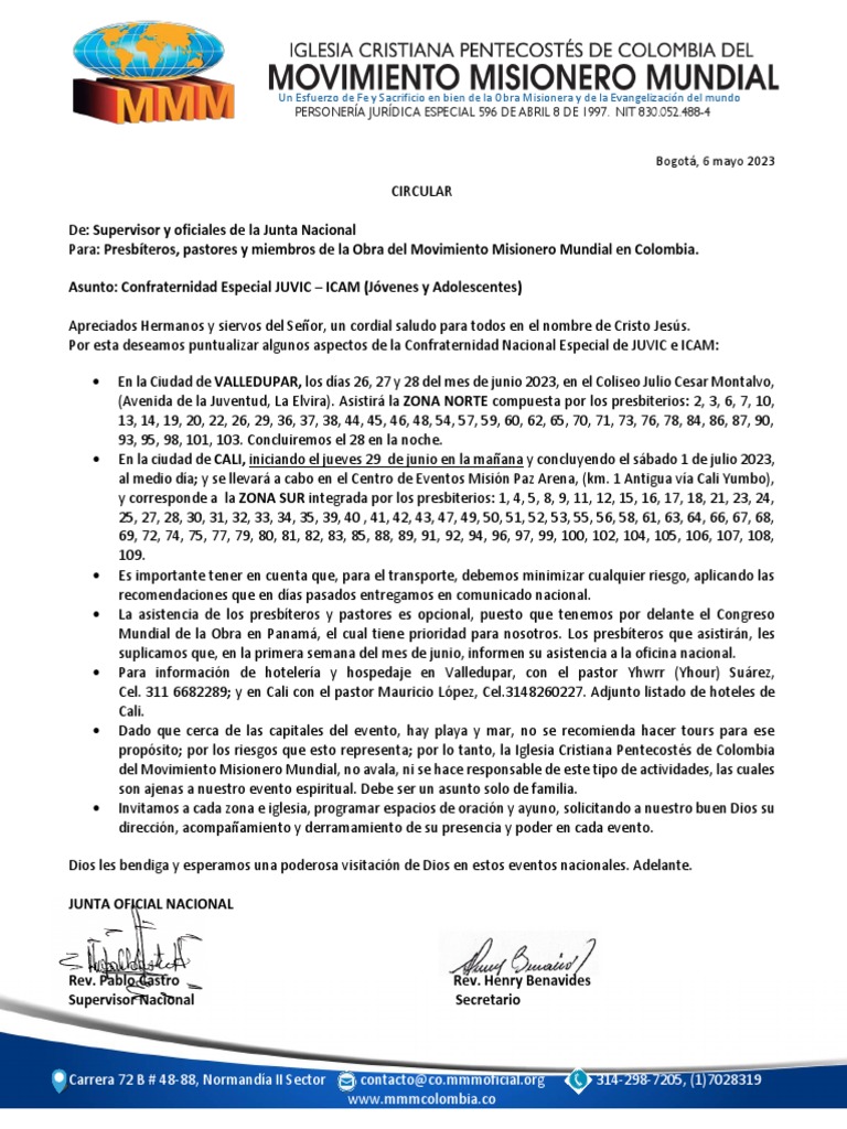 Circular Juvic - Ica | PDF