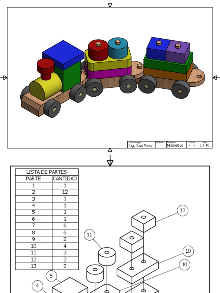 Proyecto Final - Planos-Tren PDF | PDF