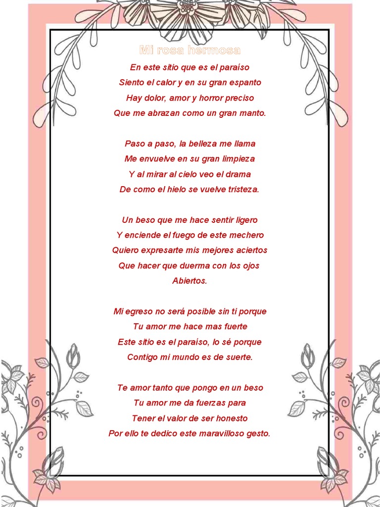 Mi Rosa Hermosa | PDF