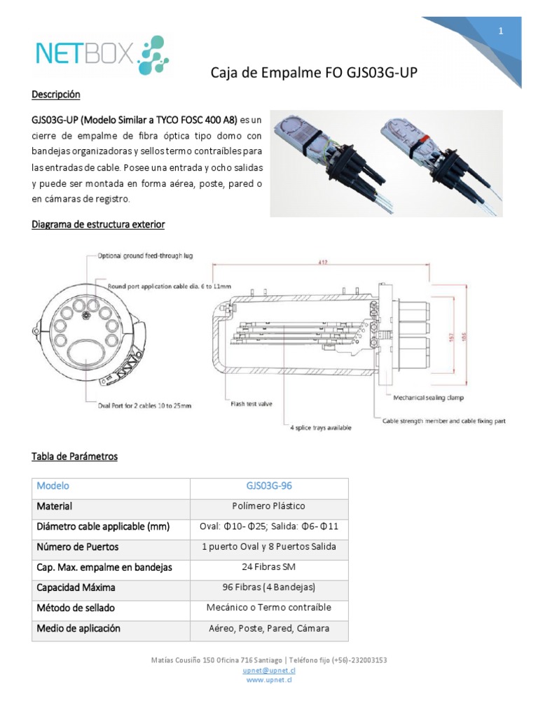Ficha Técnica GJS03G-UP (Fosc 400 A8) PDF | PDF