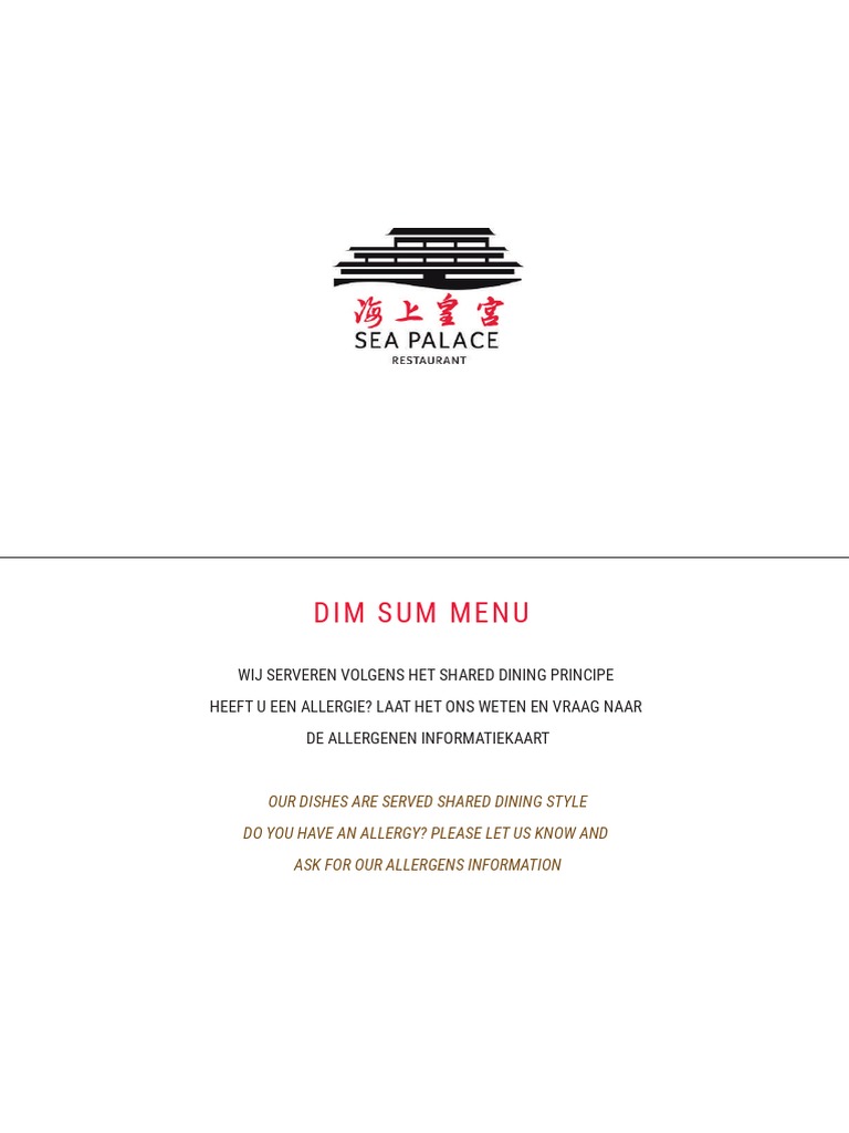 Dim Sum Kaart Website 2022 PDF | PDF