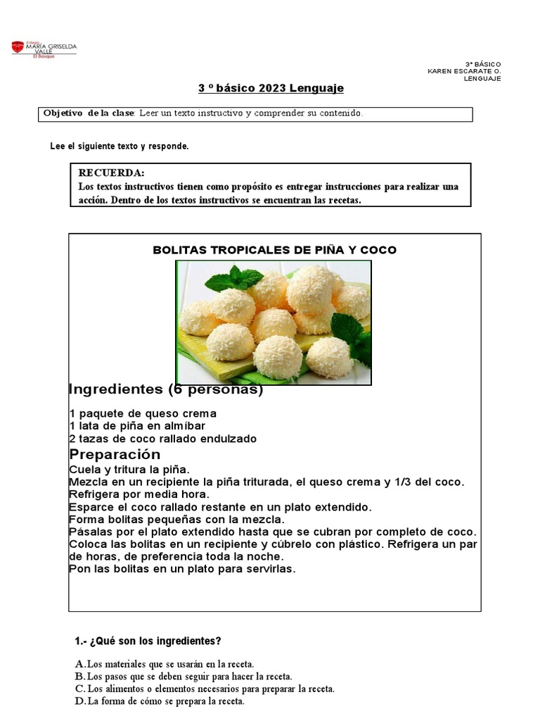 Texto instructivo | PDF