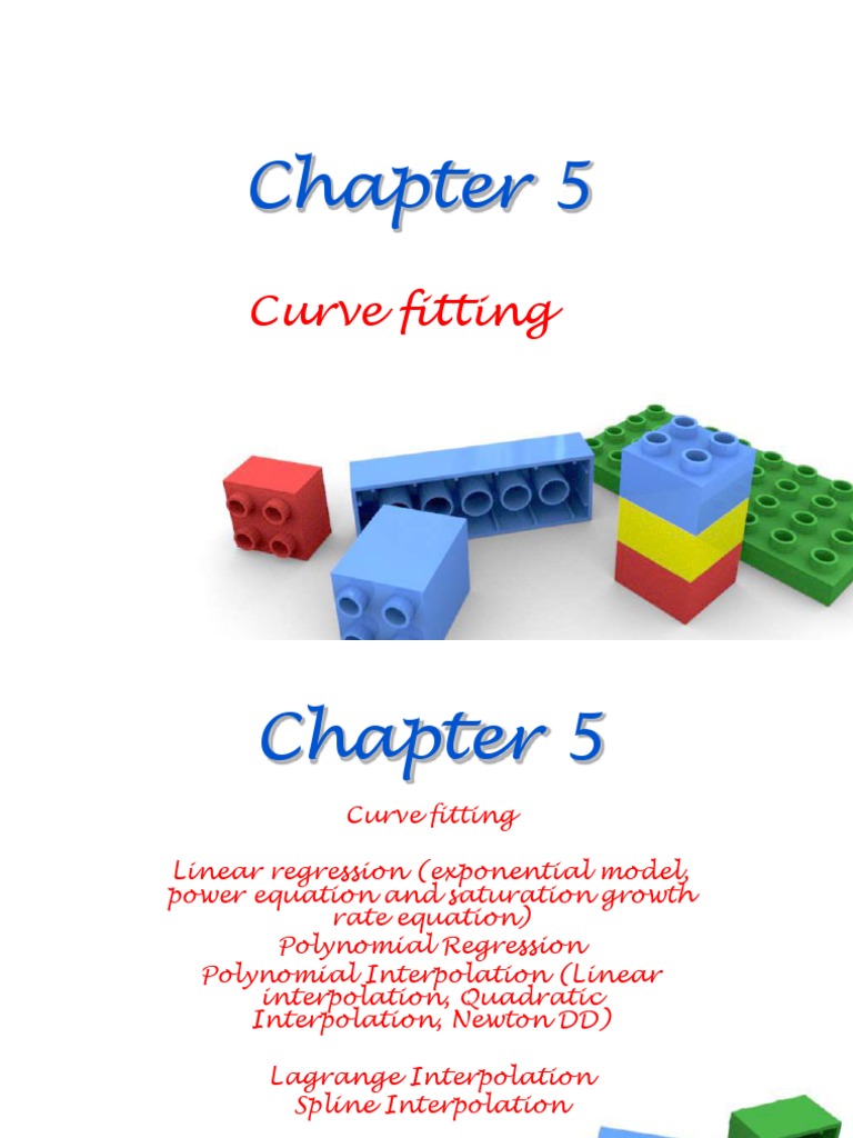 Chapter 5 Curve Fitting PART 1 | PDF