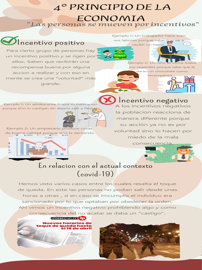 4° PRINCIPIO DE LA ECONOMIA Infografia Semana 2 PDF | PDF