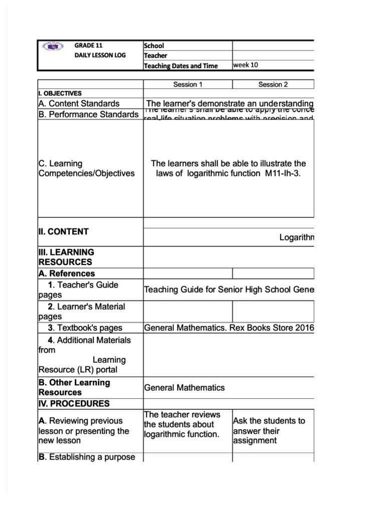 Qdoc - Tips - General Math DLL For Shs More DLL at Depedtambayan | PDF Qdoc - Tips - General Math DLL For Shs More DLL at Depedtambayan | PDF