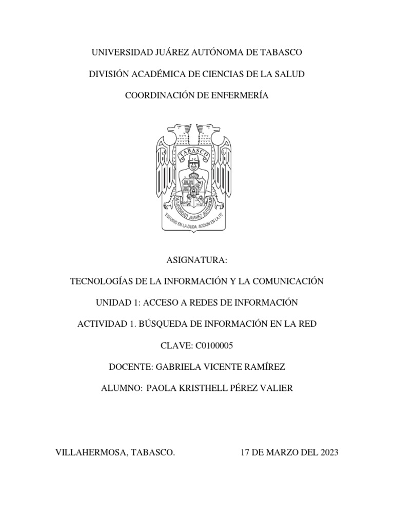 Actividad 1 - Tics PDF | PDF