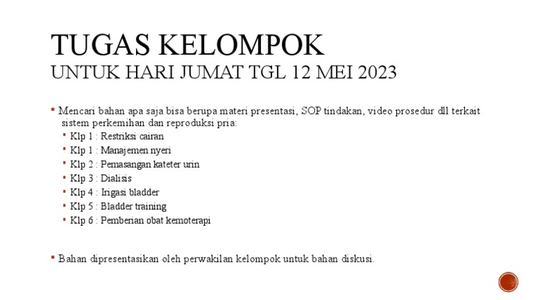 Tugas Kelompok TGL 12 Mei 2023 | PDF