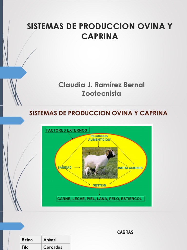 Sistemas de Produccion Ovina y Caprina PDF | PDF