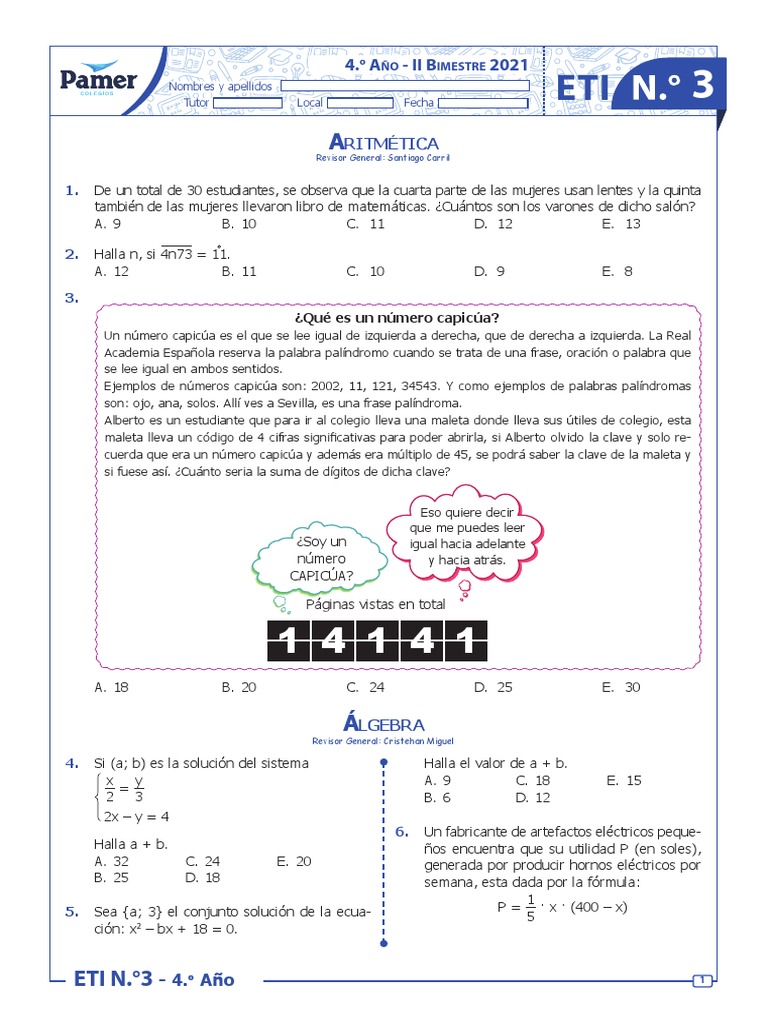 ETI N°3 - 4° Año | PDF | Enlace químico | Cuba