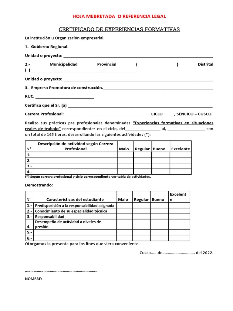 Certificado Sencico Efsrt - 1 | PDF