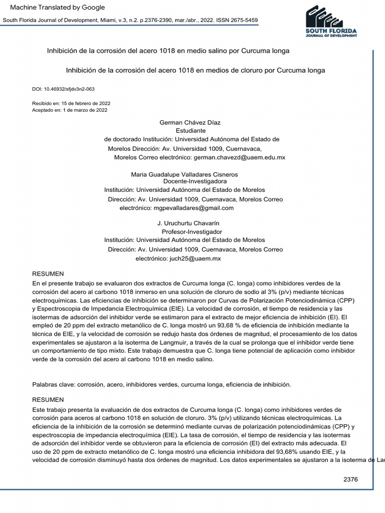 Art +063+SFJD PDF | PDF | Corrosión | Química
