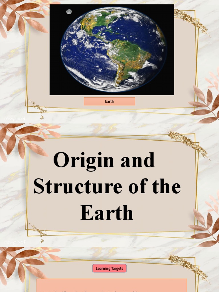 Earth Science L1 | PDF | Universe | Formation And Evolution Of The ...