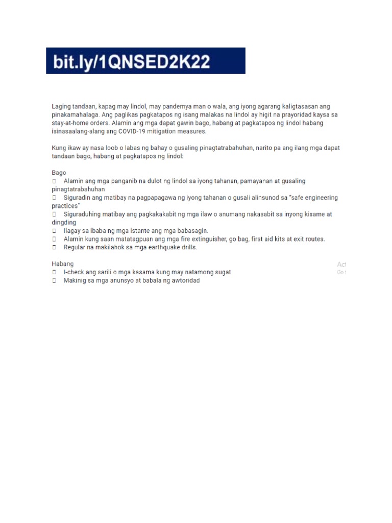 Laging Tandaan | PDF