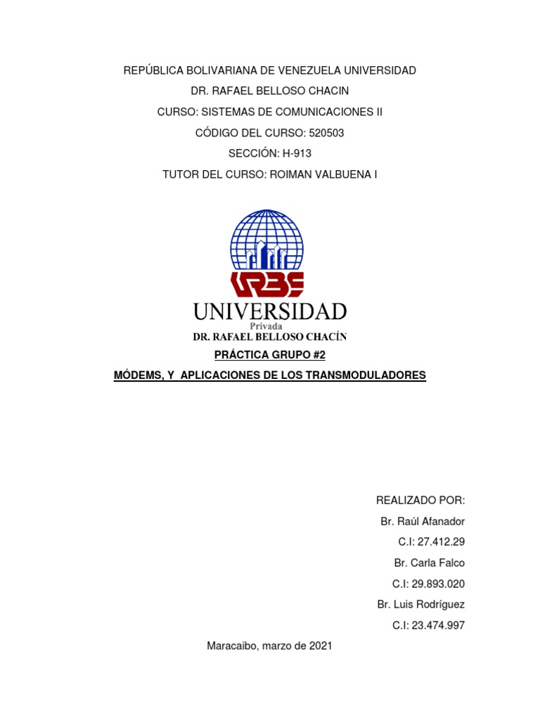 Präctica Qam | PDF | Modulación | Módem