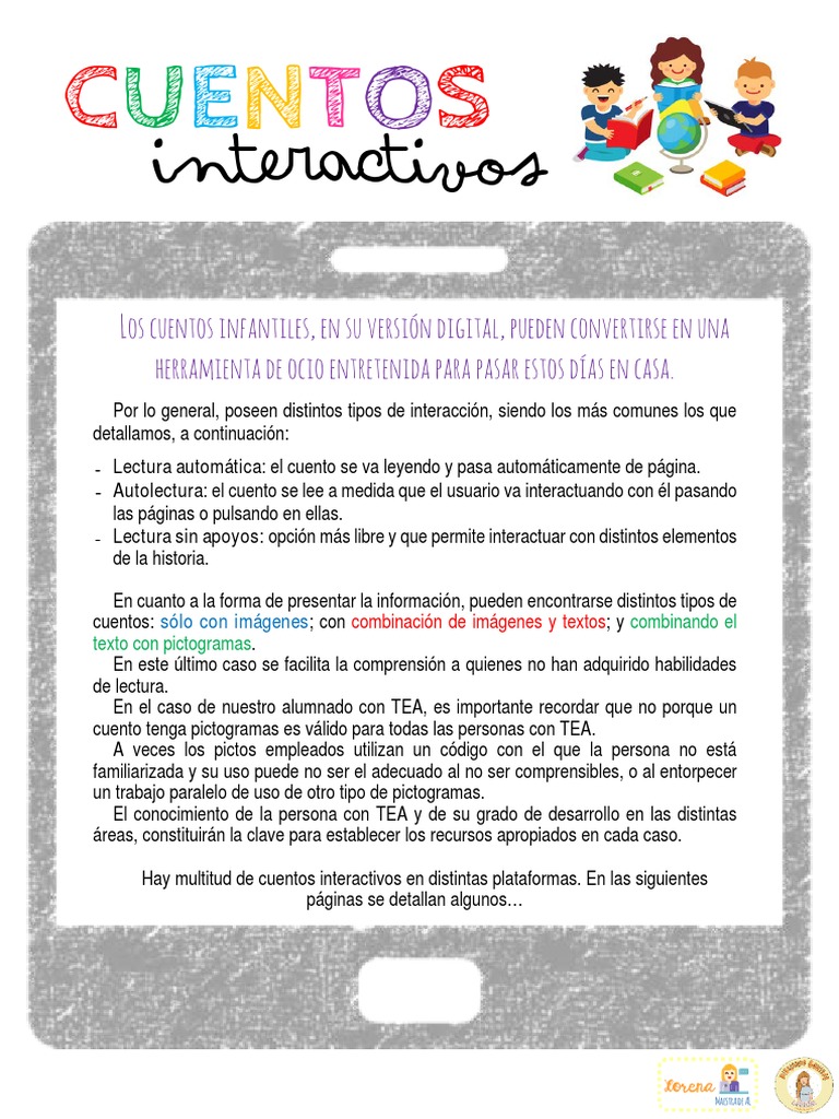 Cuentos Interactivos PDF | PDF | Ios | Android (sistema operativo)