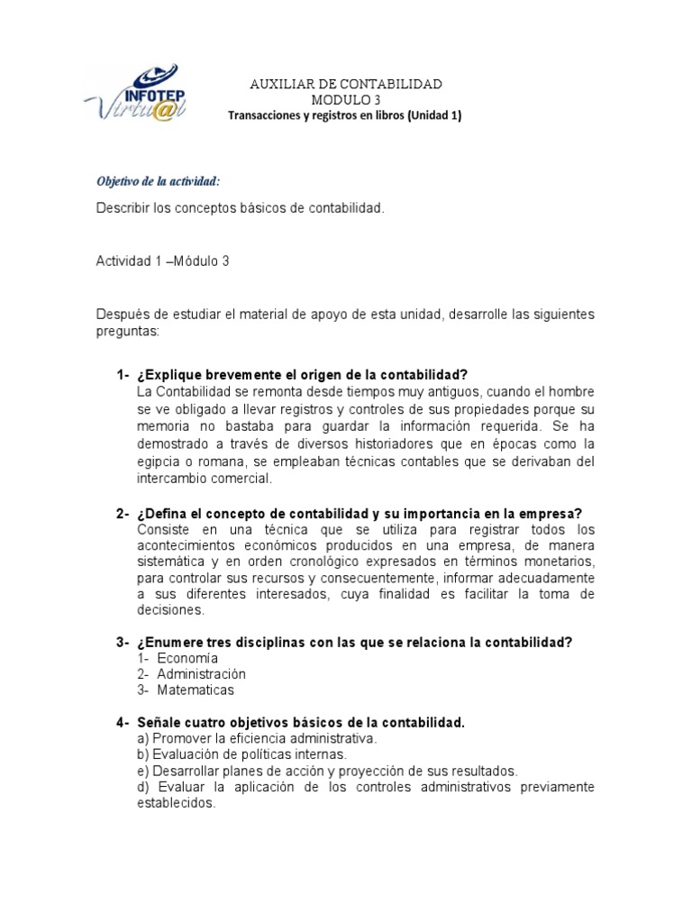 Actividad de Aspectos Generales de La Contabilidad Anyely Kingsley ...