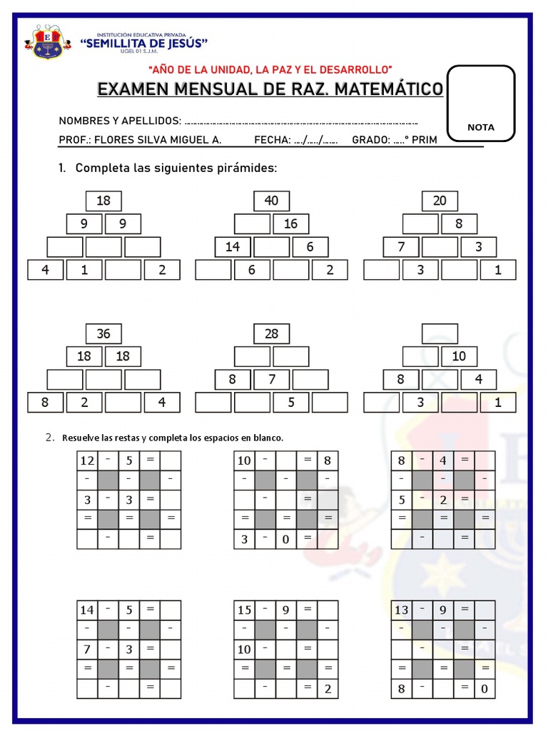 EX prim raz mat | PDF