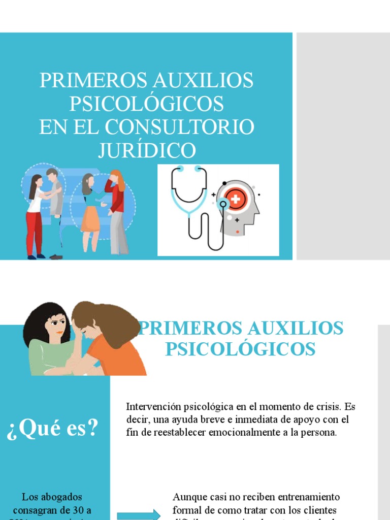 PRIMEROS AUXILIOS PSICOLOGICOS.ppt | PDF | Empatía | Las emociones