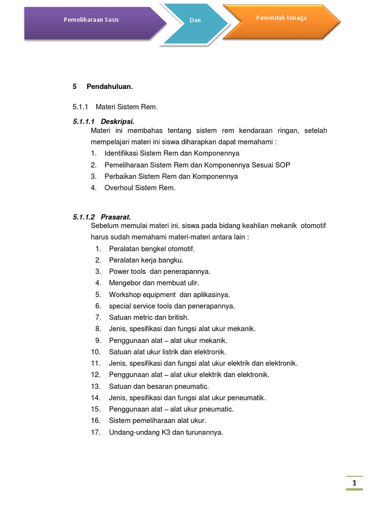 Pemeliharaan Sasis Dan Pemindah Tenaga Kendaraan Ringan 1 (1) - 9-200 PDF | PDF