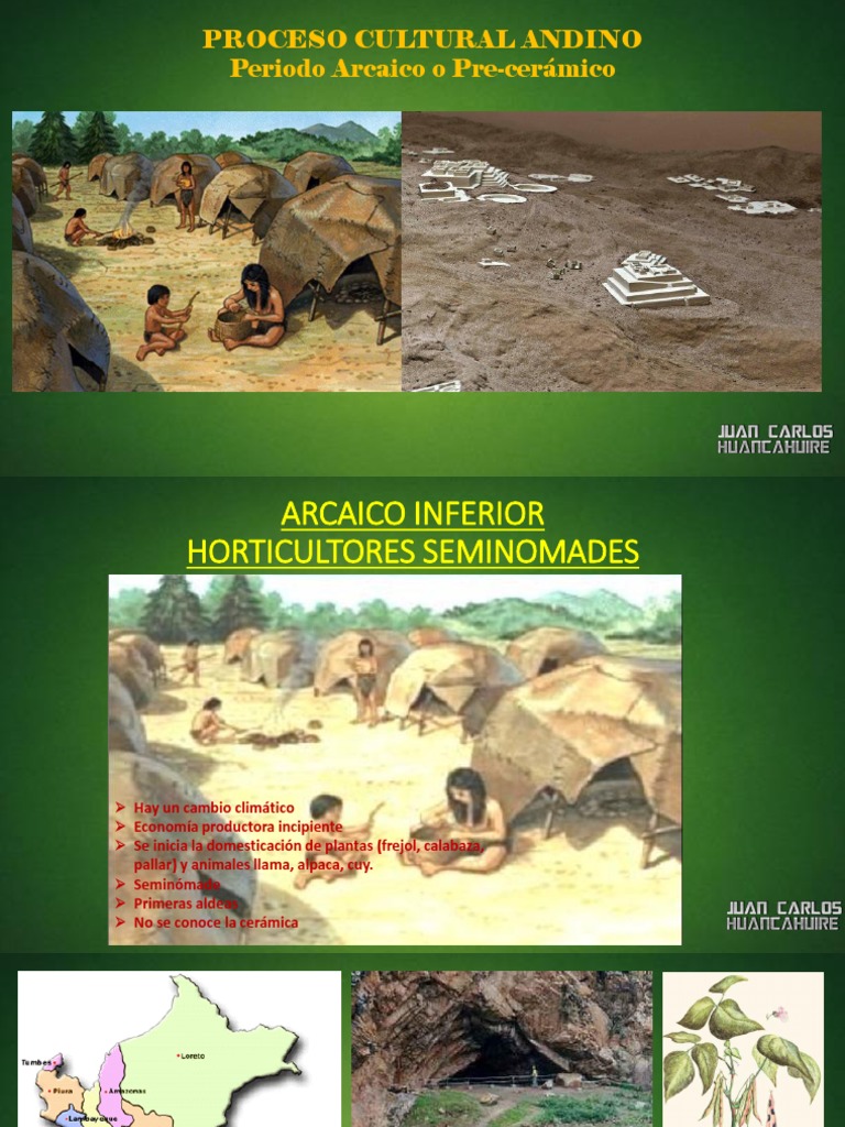 Proceso Cultural Andino: Periodo Arcaico | PDF