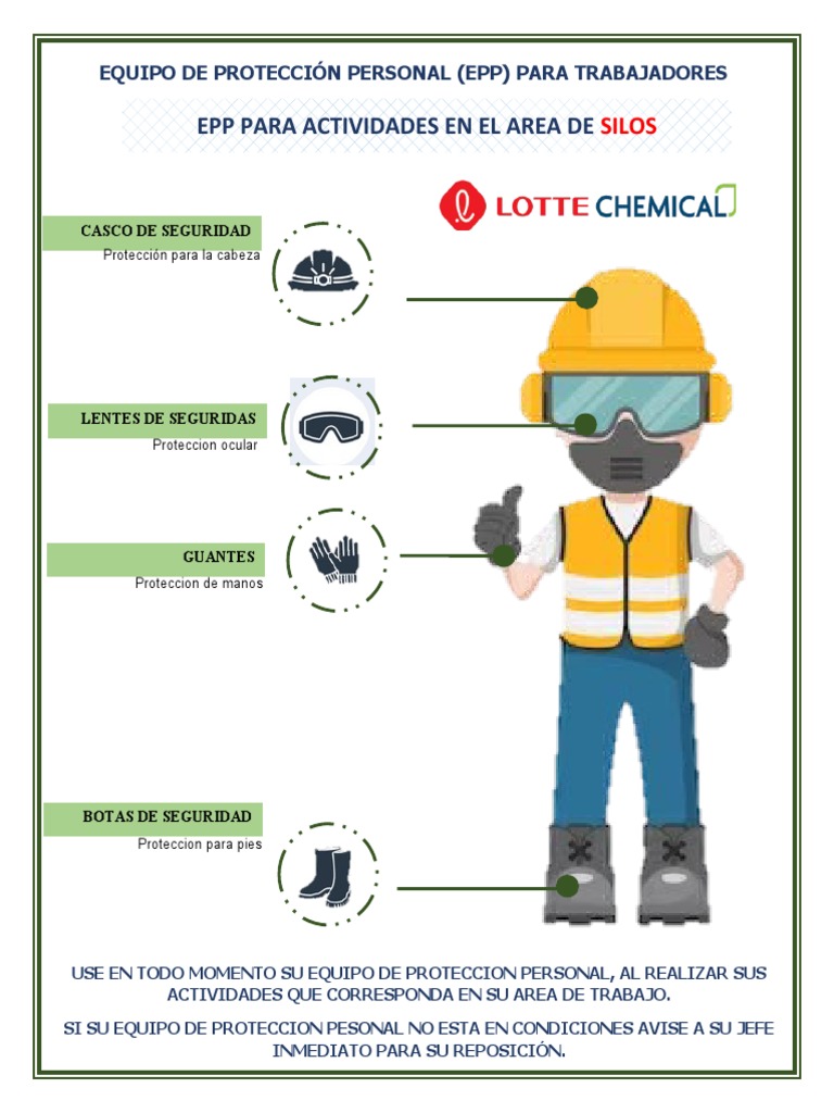 Cartel Equipo de Proteccion Personal Silos | PDF