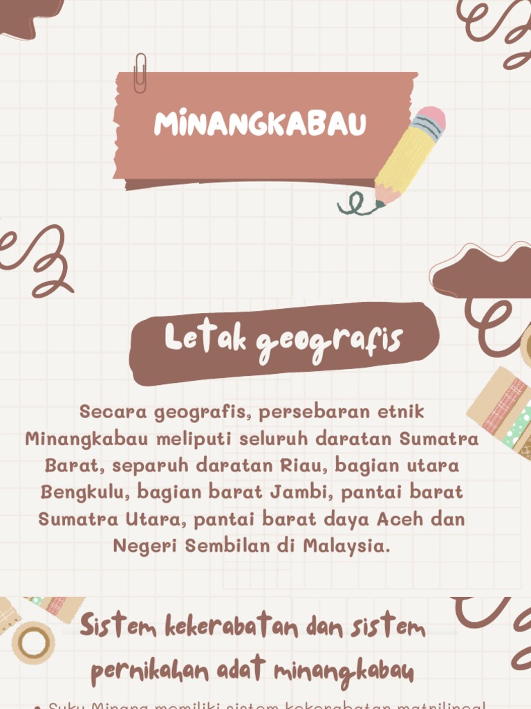 Budaya dan Sejarah Suku Minangkabau | PDF | Ilmu Sosial | Seni