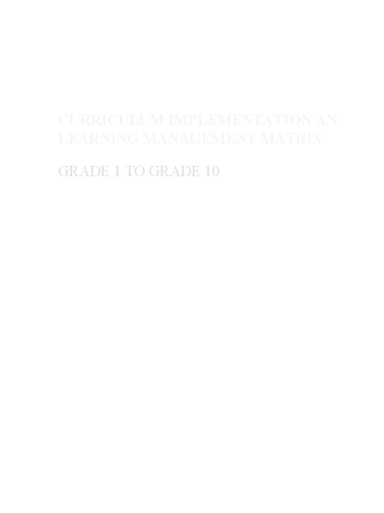 Curriculum Matrix Report Final Latest Version 1 | PDF | Philippines Curriculum Matrix Report Final Latest Version 1 | PDF | Philippines