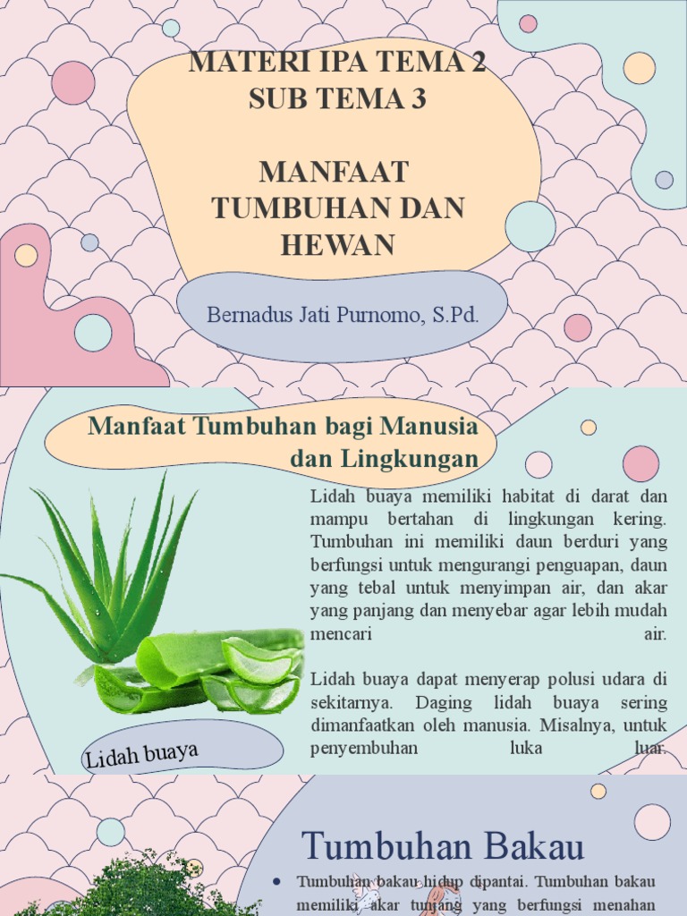 Manfaat Tumbuhan | PDF | Griya & Taman | Sains & Matematika