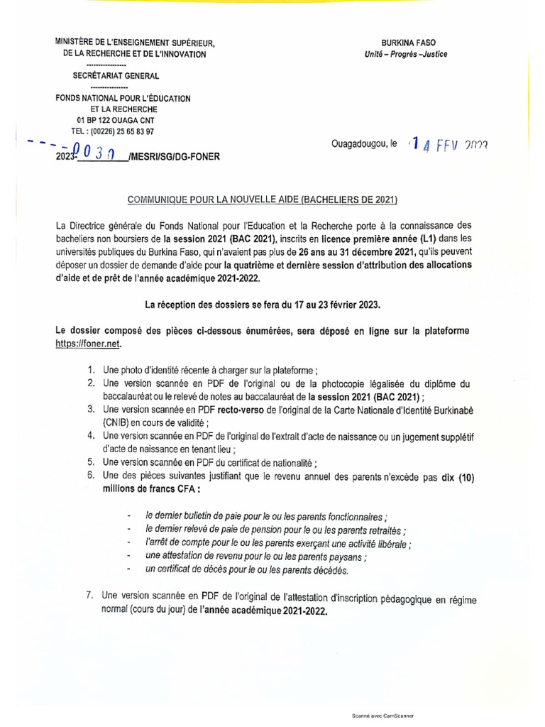 Communique PDF | PDF