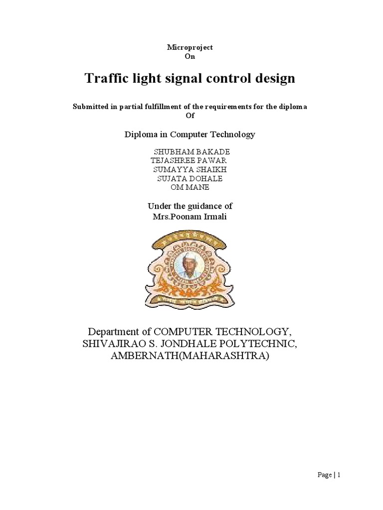 Traffic Signal Control Final2.0 | PDF | Traffic | Traffic Congestion