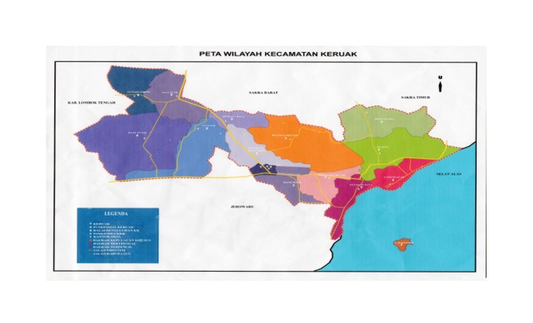 Peta Kec. Keruak Word | PDF