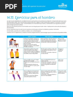 Ejercicios Codman | PDF | Hombro | Articulaciones