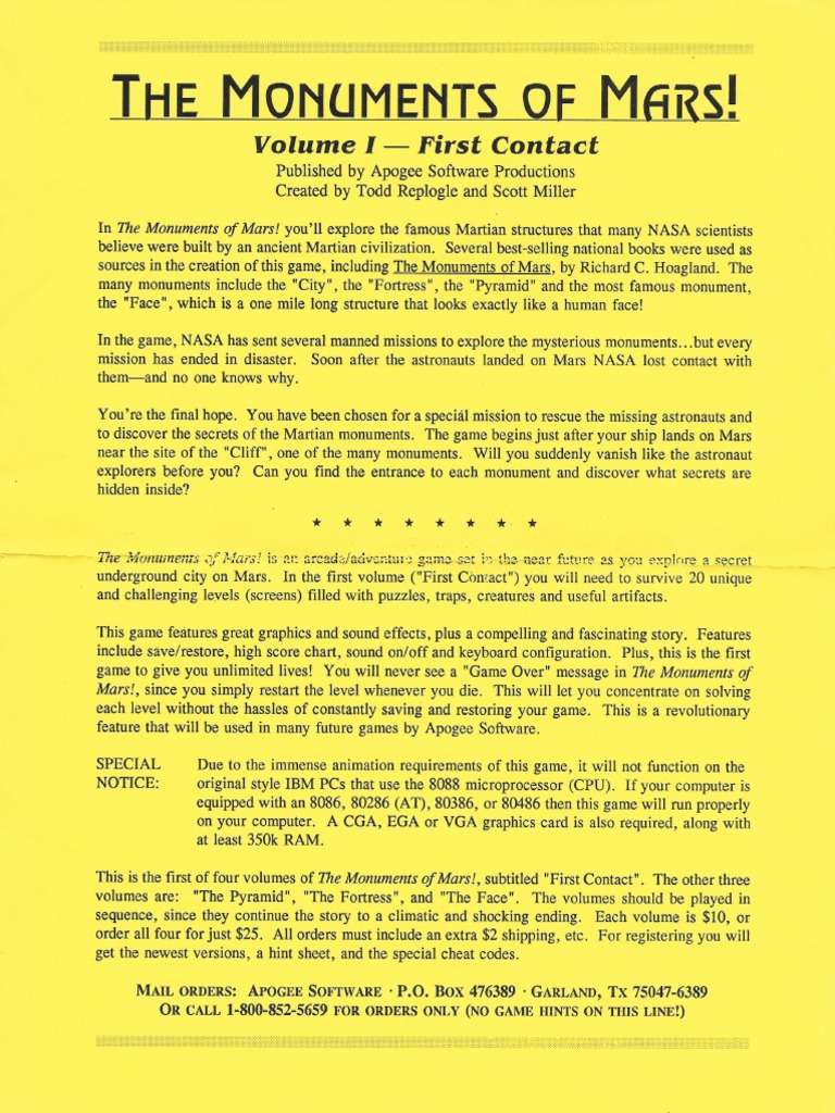 Monuments of Mars PDF | PDF