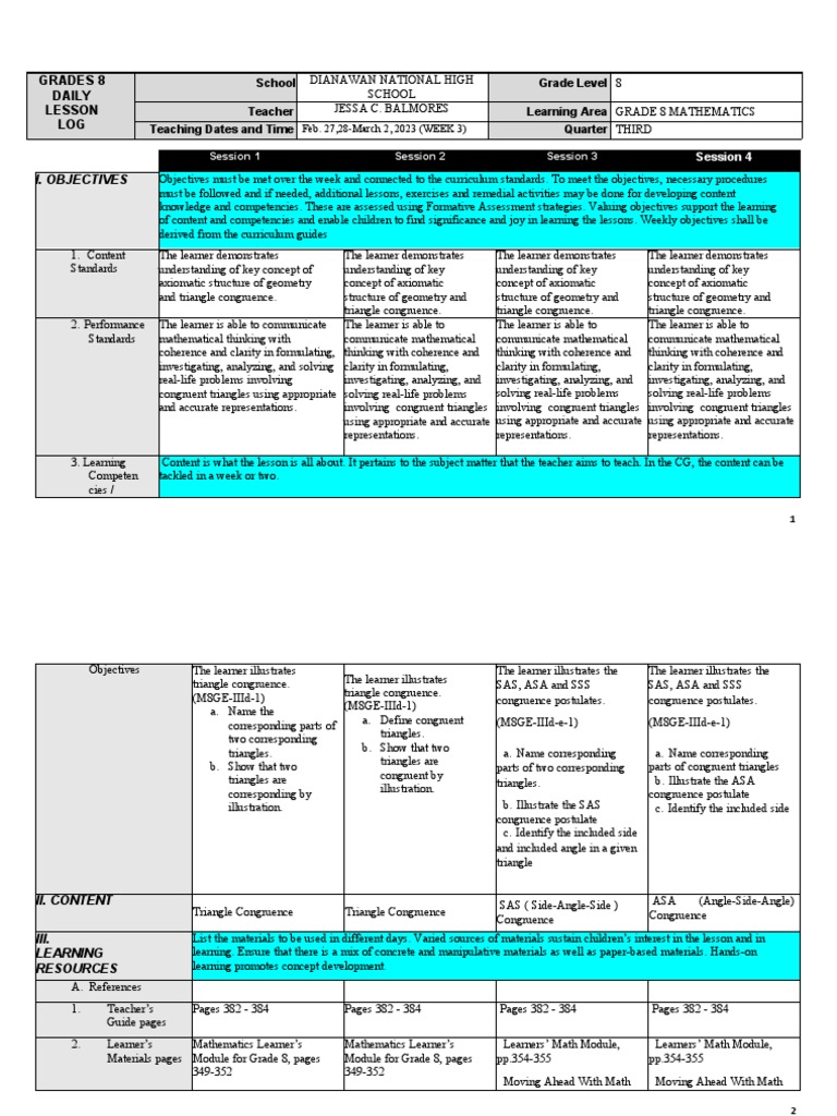 DLL W3 | PDF | Behavior Modification | Cognition