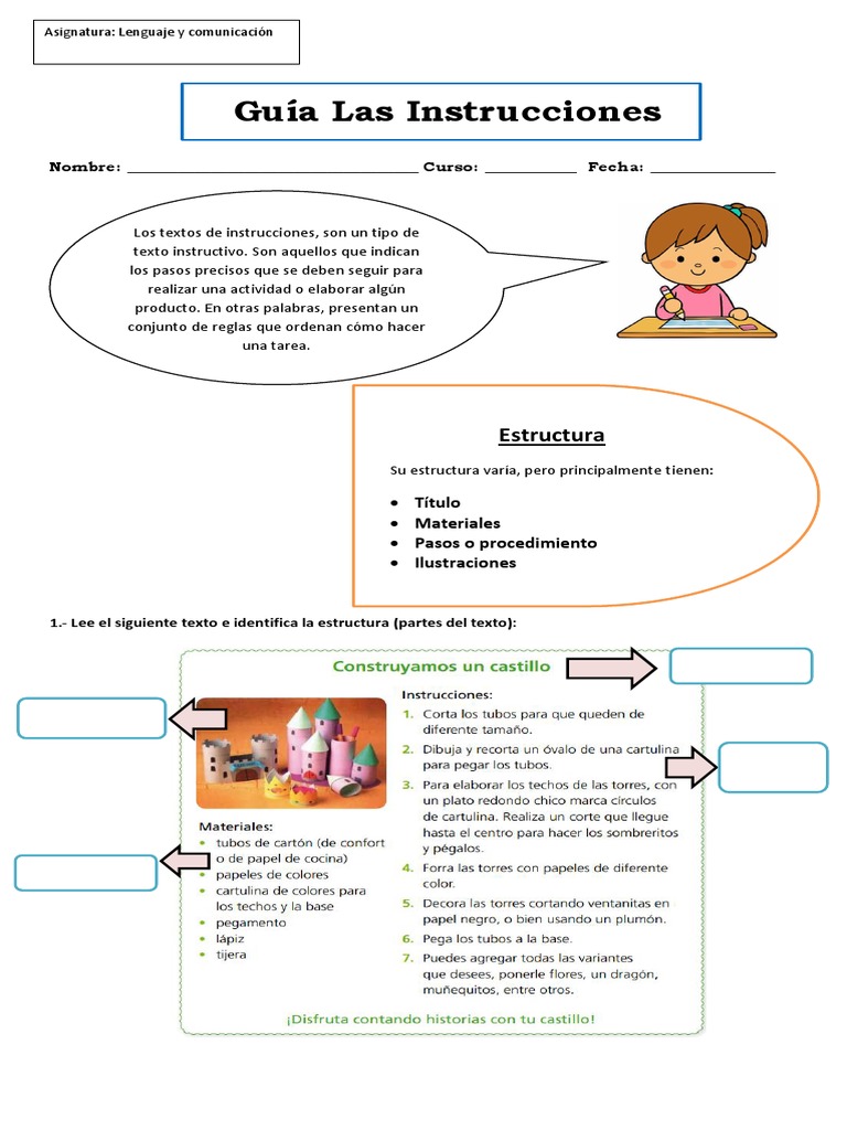 Guía Instrucciones | PDF