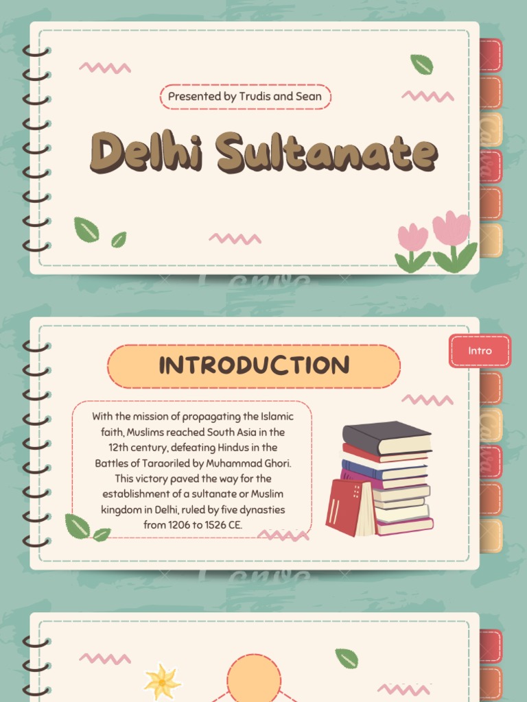 Delhi Sultanate Dynasties | PDF | South Asia | Asia