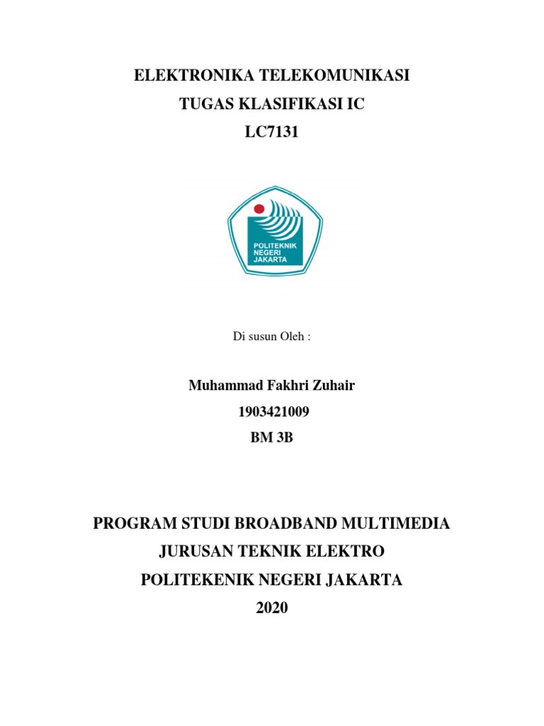 MuhammadFakhriZuhair TugasKlasifikasi IC | PDF