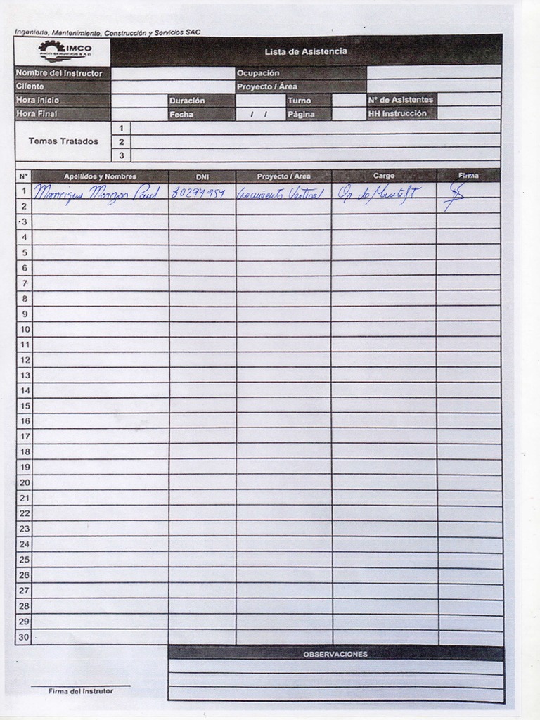Hoja de Charla PDF | PDF