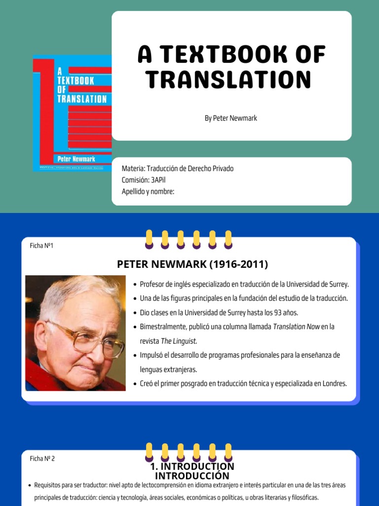 Copia de Peter Newmark-Traducción de Derecho Privado - Sanchez Diani ...