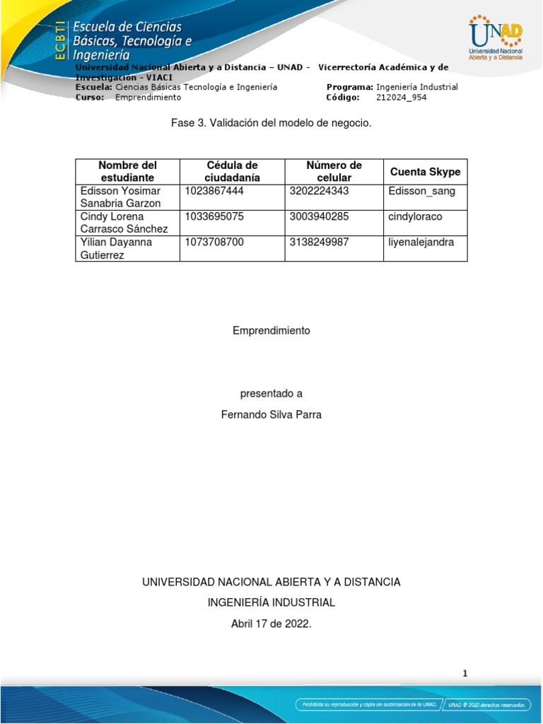 Fase 3 - Validación Del Modelo de Negocio - Grupo 95 | PDF | Aplicación ...