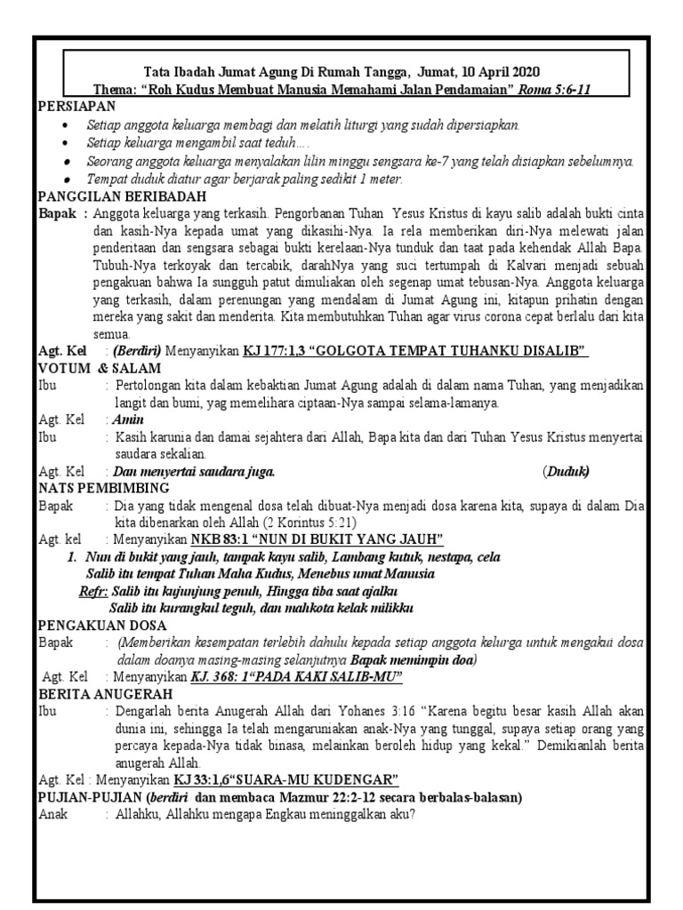 Liturgi Ibadah | PDF