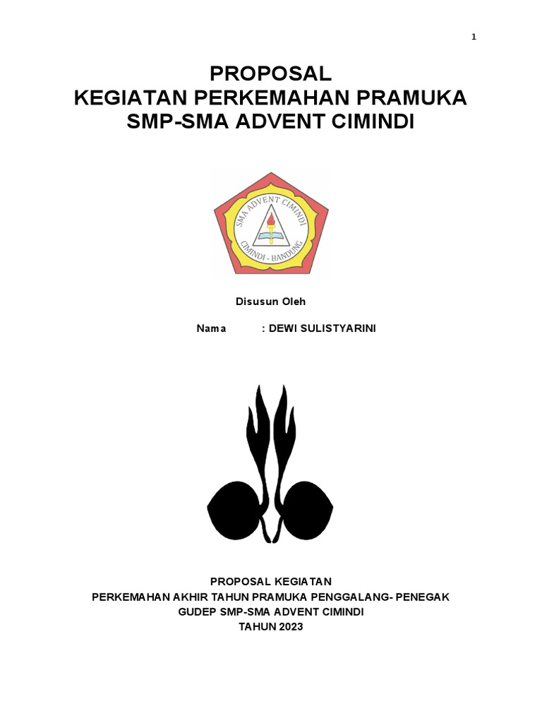 Proposal Perkemahan Pramuka 2023 | PDF