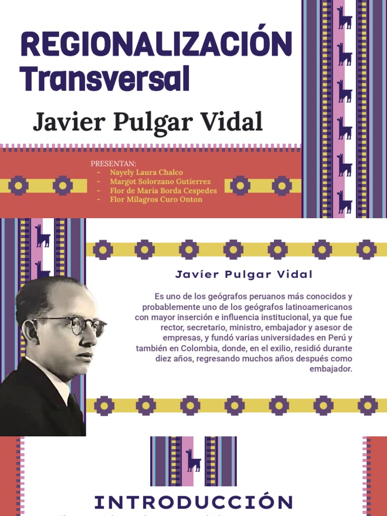 Javier Pulgar Vidal (DESCENTRALIZACION) | PDF | Perú | Andes