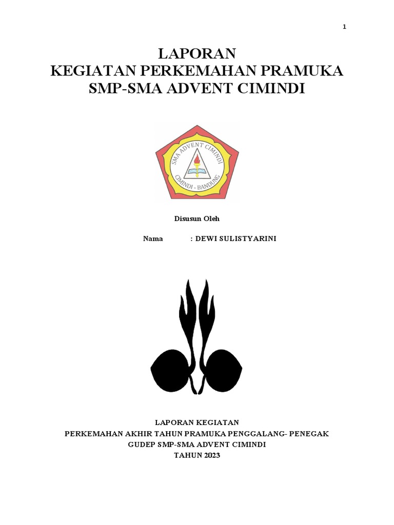 Laporan Perkemahan Pramuka Advent 2023 | PDF