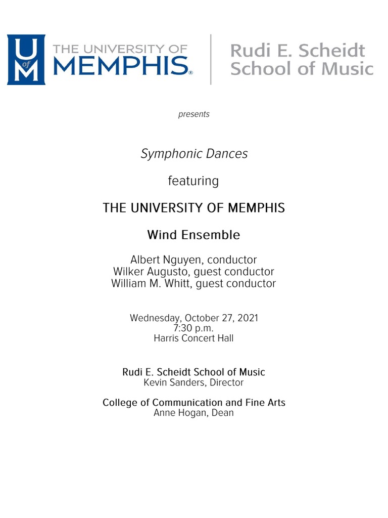 Wind Ensemble Program | PDF